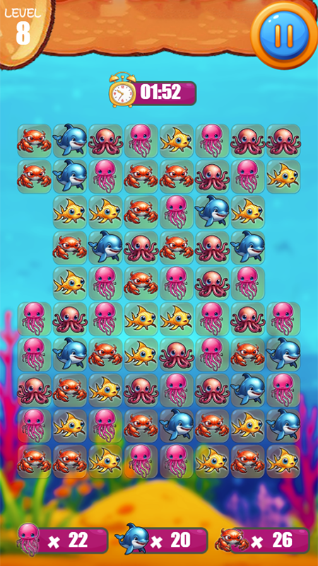 Sea Life Shuffle - HTML5 Construct3 Game by Otam-Games-Studio | CodeCanyon